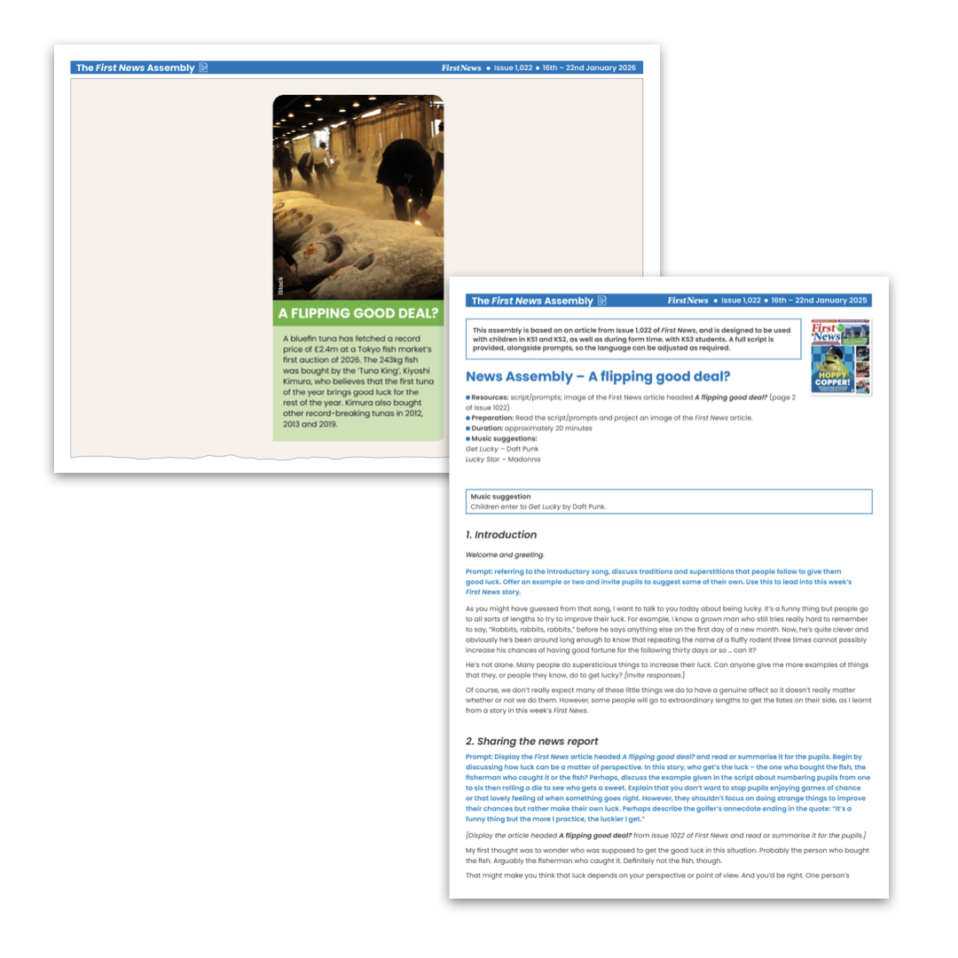 Assembly Pack – A flipping good deal? (1,022) | First News Printables